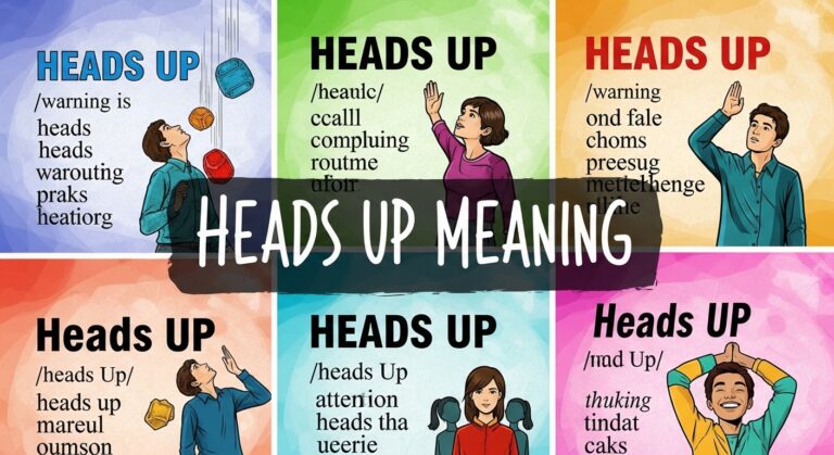 Heads Up Meaning: What It Really Means in Conversation